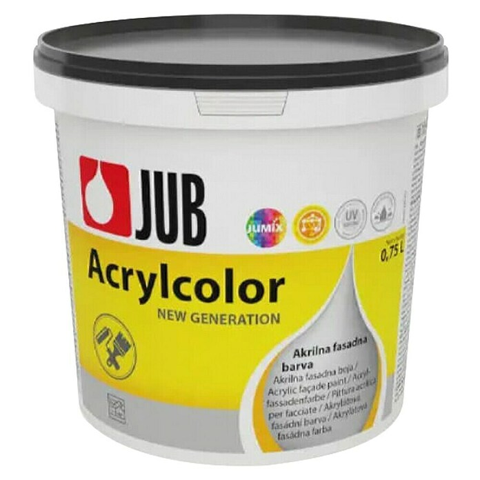 Jub Disperzijska fasadna barva Acrylcolor (Antracit, 0,75 l ...
