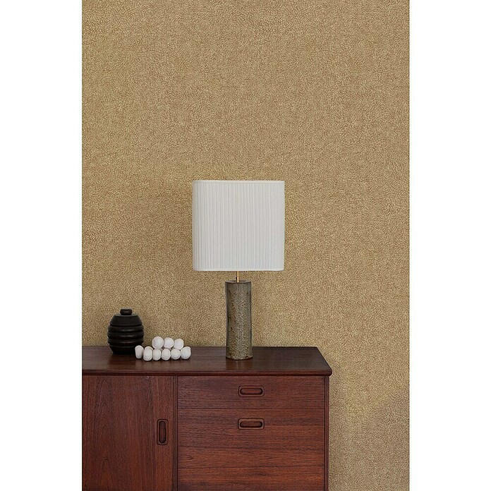 Dutch Wallcoverings Vliesbehang Uni Santiago Beige (10 m x 53 cm) | BAUHAUS