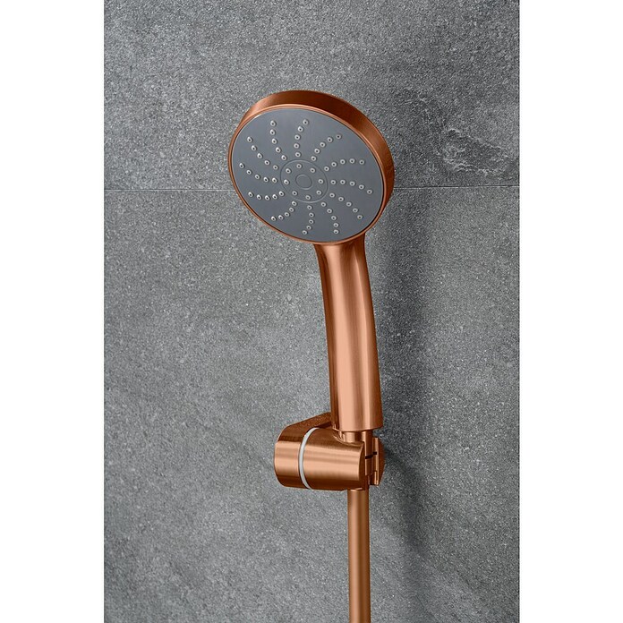 Imex Roma Grifo monomando de bañera (Oro rosa, Satinado) | BAUHAUS