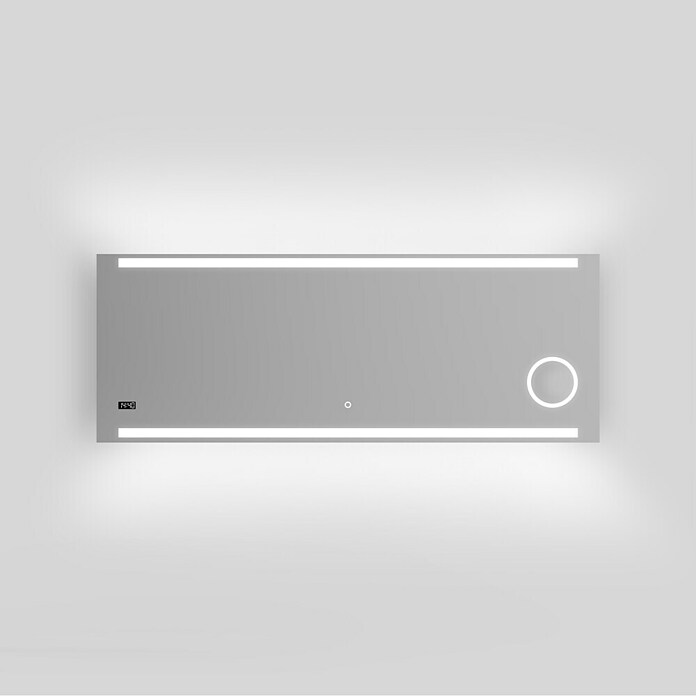 DSK Lichtspiegel Silver Rey (160 x 60 cm, Silber, Leuchtmittel) | BAUHAUS
