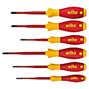 Wiha Schraubendreher-Set SoftFinish® electric slimFix VDE (6 -tlg., SL, PH, SL/PZ) | BAUHAUS