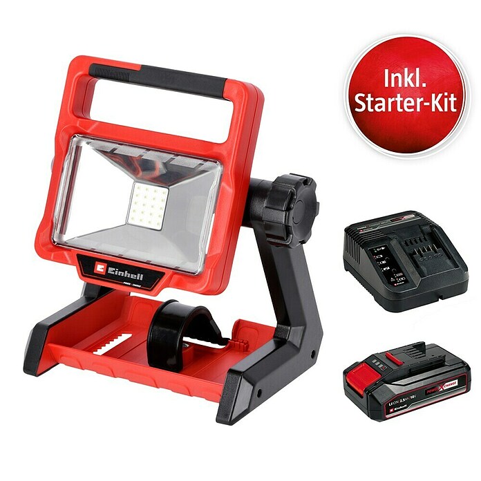 Einhell Power X-Change 18V Maschinenpaket (LED-Akkustrahler TE-CL 18/ ...