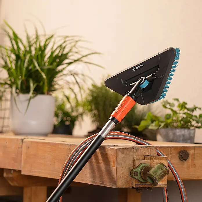 Gardena Waschburste Mit Teleskopstiel