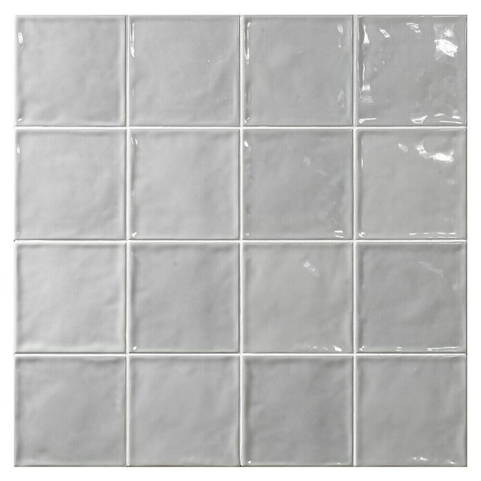 El Barco Wandtegel CHIC Gris (15 x 15 cm, Grijs, Glanzend) | BAUHAUS