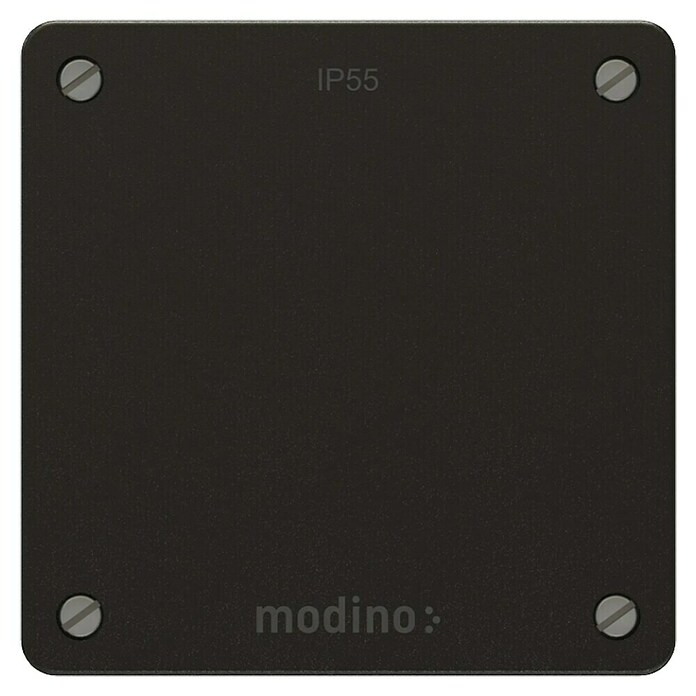 Modino exo Blindabdeckung Frontset (Schwarz, IP55)