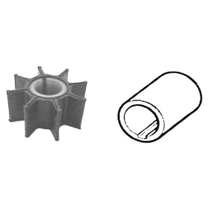 CEF Impeller 500383 (Ø x L: 40,7 x 23,35 mm, Wellendurchmesser: 13,96 ...
