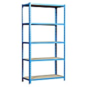 Simonrack Simonclick Metallregal Maderclick MegaPlus (H x B x T: 200 x 120 x 30 cm, Traglast pro ...