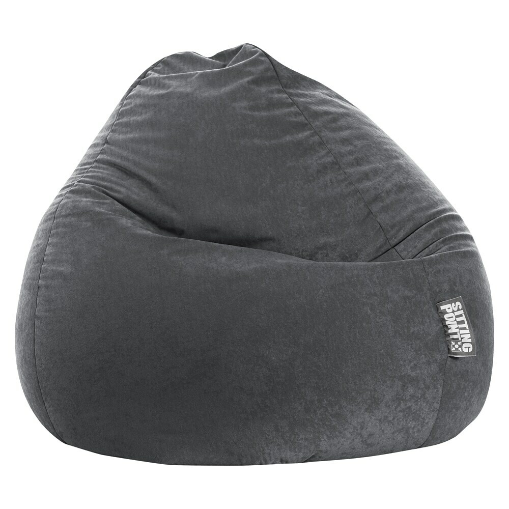 Sitting Point Sitzsack Beanbag Easy - XXL, Anthrazit, 100 % Polyester ...