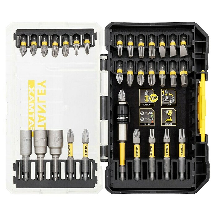Stanley FatMax Set de puntas STA88557-XJ (32 pzs.) | BAUHAUS