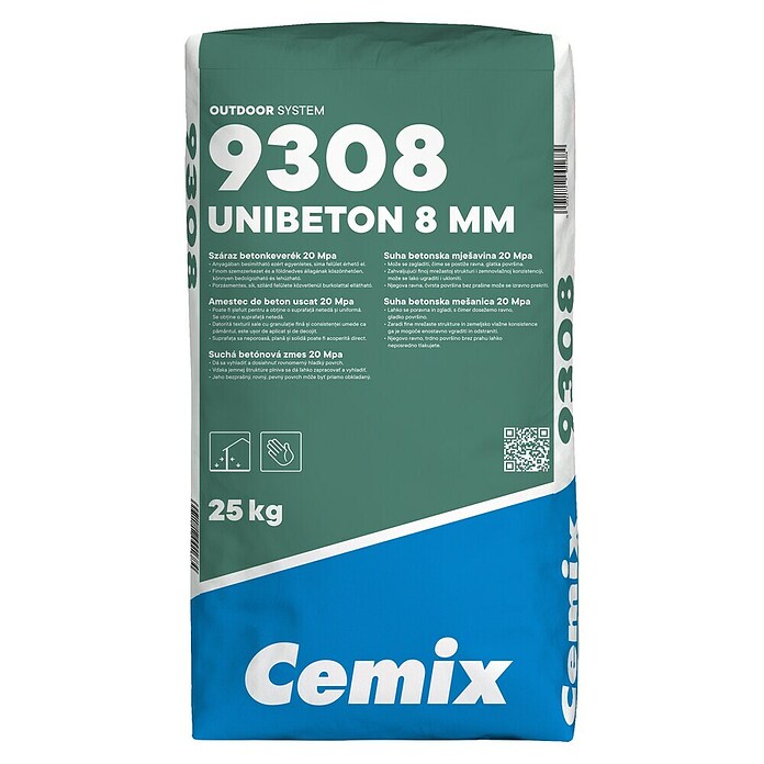 Cemix Gotovi suhi beton Unibeton 8 mm (25 kg) | BAUHAUS