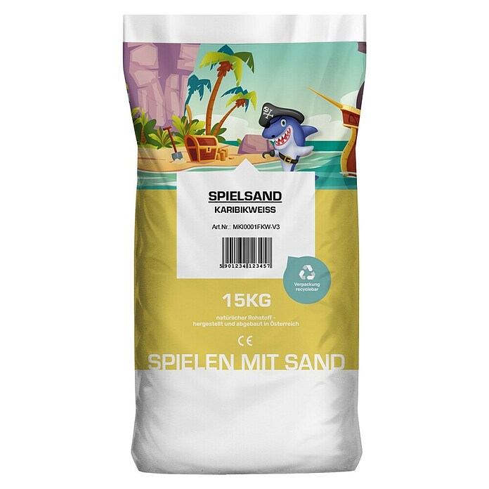 Min2C Kinderspielsand (Karibikweiß, 15 kg) | BAUHAUS