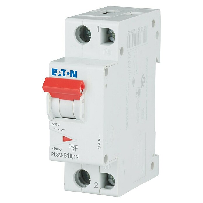 Leitungsschutzschalter (Auslösecharakteristik: B, 10 A, 1 Stk.) | BAUHAUS