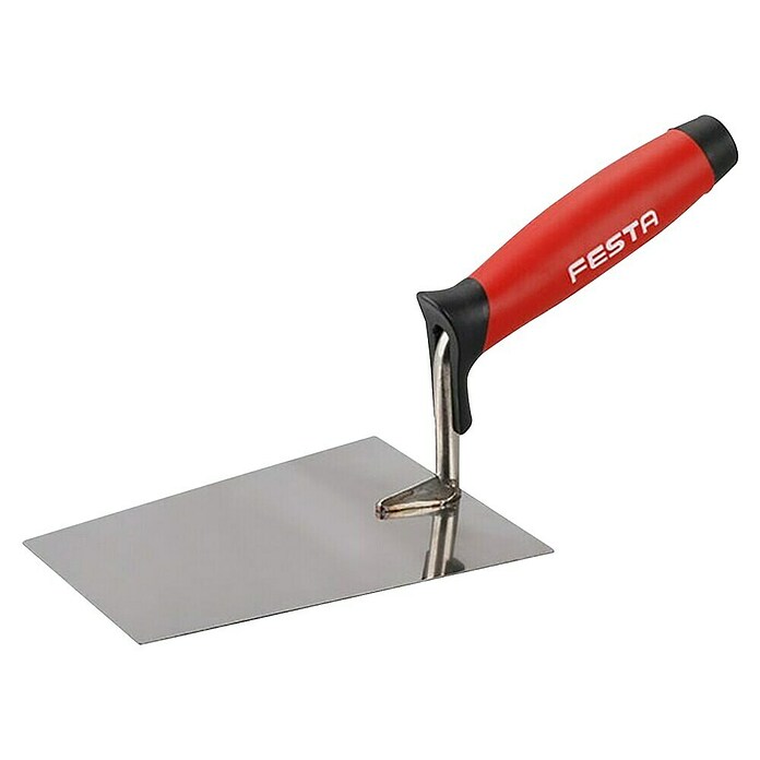 Festa Lopatica za štukature (Dolžina: 180 mm, Nerjaveče jeklo, Guma ...