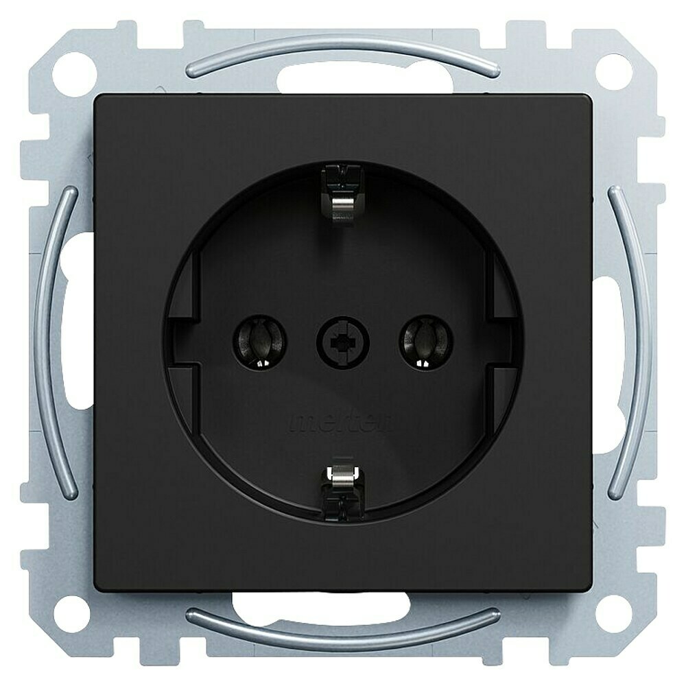 Merten System M Steckdose MEG2301-0403 - Schwarz matt, 16 A online ...
