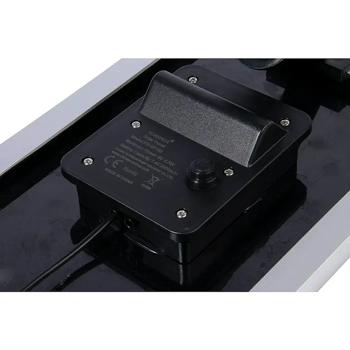 Dobar Standbrunnen Apollon + LED & Solar-Panel