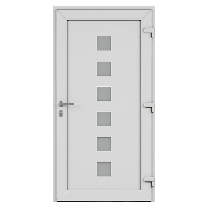 Solid Elements Haustür 7004 (110 x 210 cm, DIN Anschlag: Rechts ...