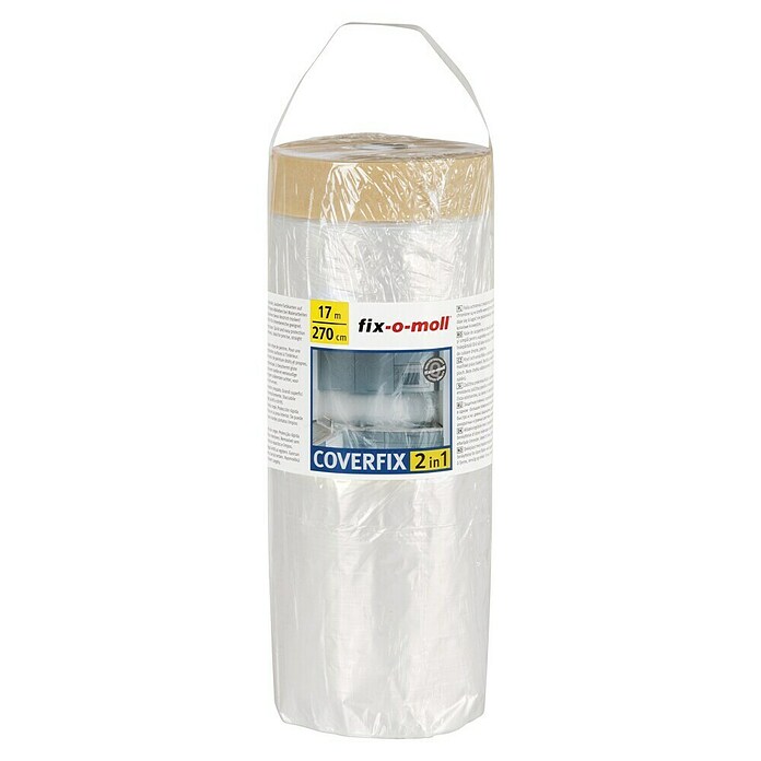 Fix-o-moll Afdekfolie COVERFIX 2 in 1 (l x b: 17 m x 270 cm) | BAUHAUS