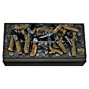 Dimplex Chimenea eléctrica Juneau XL (Negro, L x An x Al: 33 x 72 x 35 ...