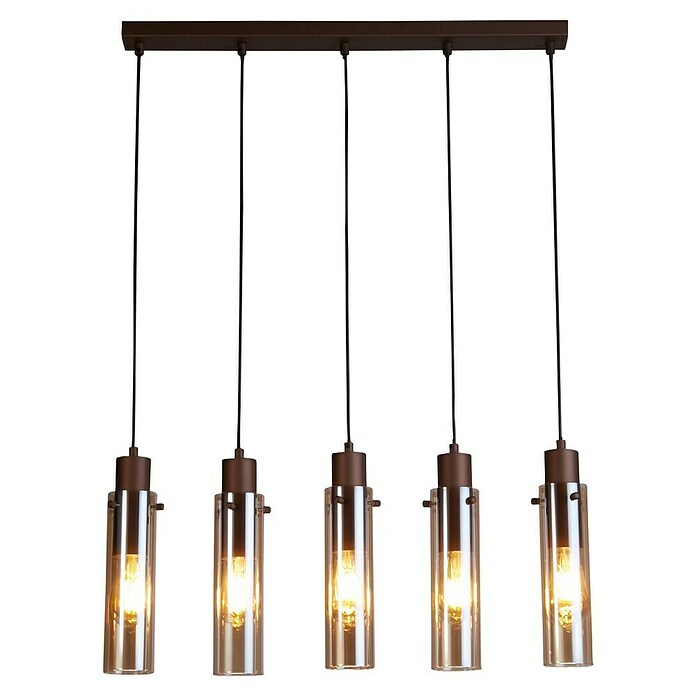 Searchlight Hanglamp Sweden (l x b x h: 68 x 7 x 31 cm, Kleur glas ...
