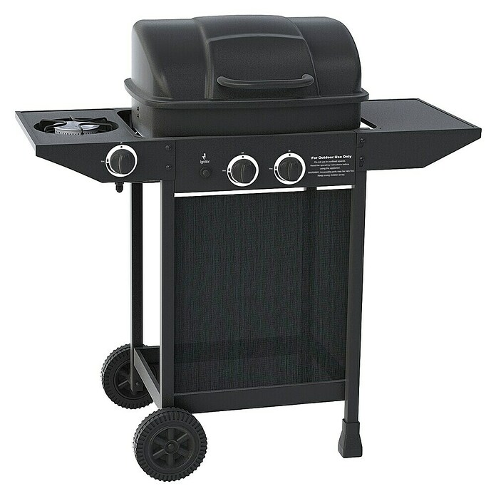 Gasgrill (Grillfläche (B x T): 45 x 34 cm, 4,7 kW, Anzahl Brenner: 2 ...