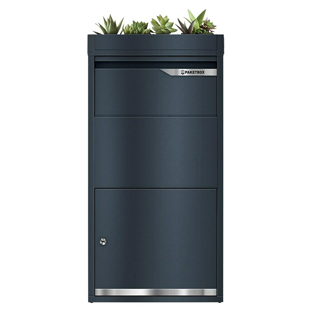 Metzler Paketbox Avalon 3 mit Pflanzdach - L x B x H: 220 x 440 x 870 ...