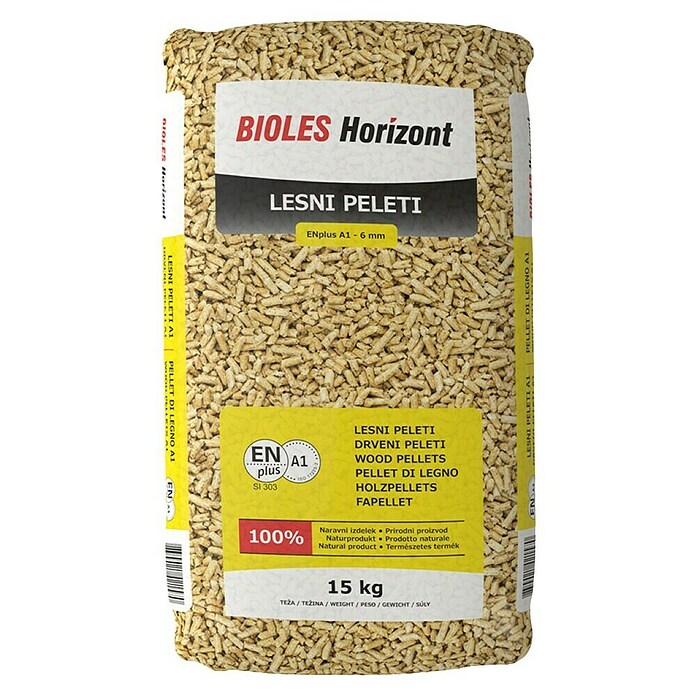 Lesni peleti A1 Bioles Horizont (15 kg) | 5706 - Brennstoffe-Pellets ...