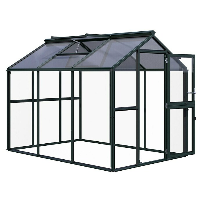 KGT Gewächshaus Galant III (Außenmaß inkl. Dachüberstand (B x T): 216 x ...