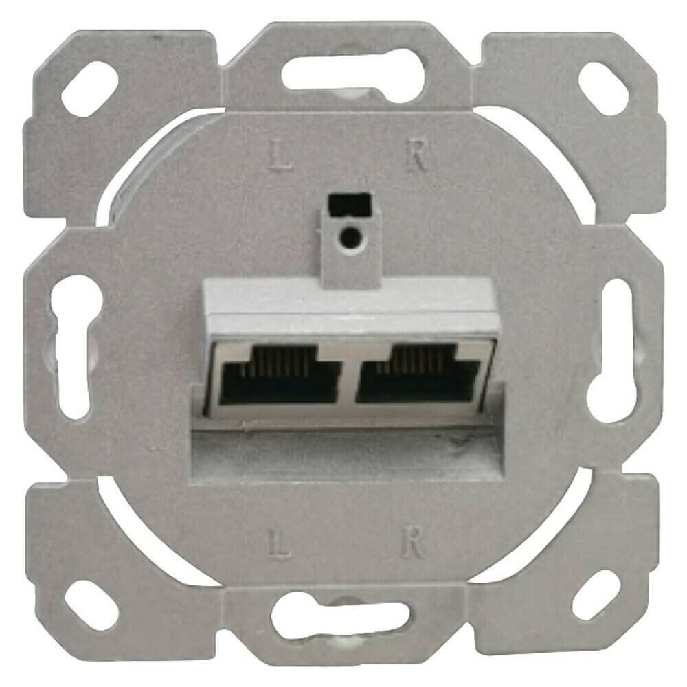 UAE-Datendose CAT 6a - Silber, Unterputzmontage online kaufen bei BAUHAUS