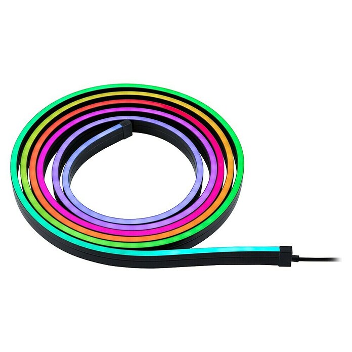 Paulmann LED trak Black Neon (Dolžina: 300 cm, Barva svetlobe: RGB, 5 W ...
