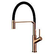 Imex Grifo de cocina flexible Sena (Oro rosa/Negro) | BAUHAUS