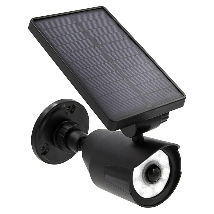Panta Solar LED-Solar-Außenwandleuchte Light Solar LED (Glas, Schwarz ...