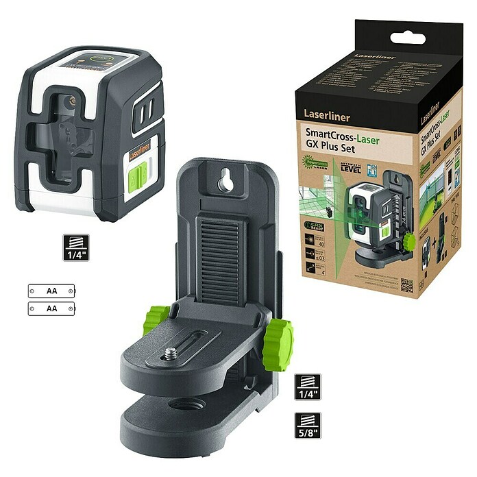 Laserliner Kreuzlinienlaser SmartCross-Laser GX Plus Set (Max ...