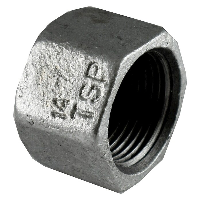 Kapica (Notranji navoj: 1″, Jeklo, Pocinkano) | 4043 - Temperguss ...