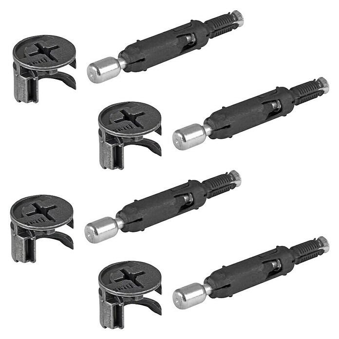 Walteco Spojni vijak Minifix Set (Ø x D: 15 x 34 mm) | BAUHAUS