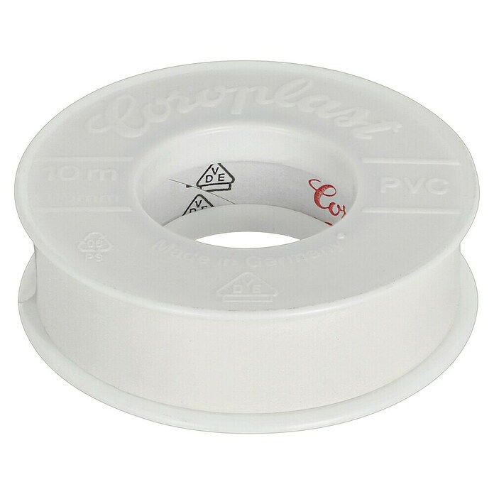 Coroplast PVC-Isolierband (10 m x 15 mm, Weiß) | BAUHAUS