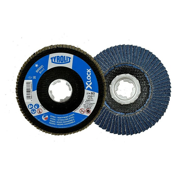 Tyrolit Brusna ploča za metal i drvo Power 60 X-Lock (Promjer: 125 mm ...