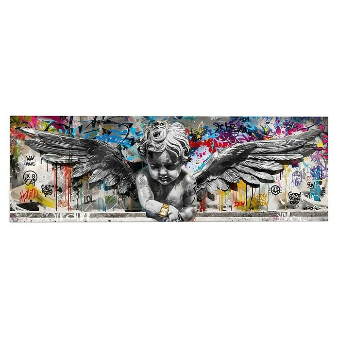 Reinders Glasbild Funky Angel (Funky Angel, B x H: 52 cm x 156 mm ...