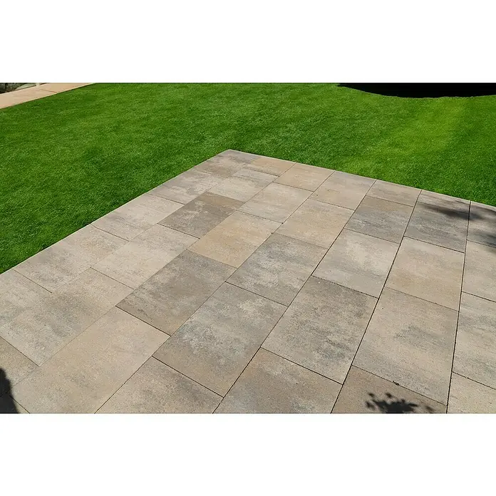 EHL Terrassenplatte Olinda - 40 x 20 x 4 cm, Muschelkalk, Beton online ...