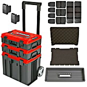 Einhell Systemkoffer E-Case Tower (L x B x H: 45 x 41,2 x 69,1 cm, Polypropylen, Traglast: 120 ...
