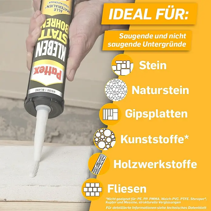 Kleben Statt Bohren Auf Fliesen