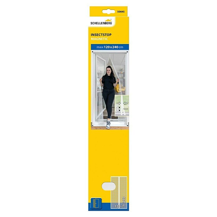 Schellenberg Insect Stop Mosquitera Magnetic con listel (An x Al: 120 x ...