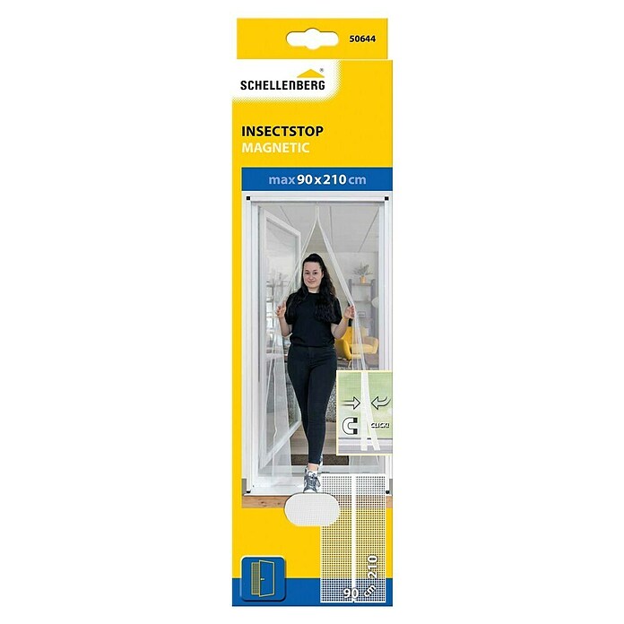 Schellenberg Insect Stop Mosquitera Magnetic con listel (An x Al: 90 x ...