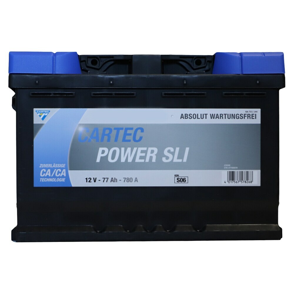 Cartec Autobatterie Power SLI 77 AH 780A - 77 Ah, 12 V online kaufen ...