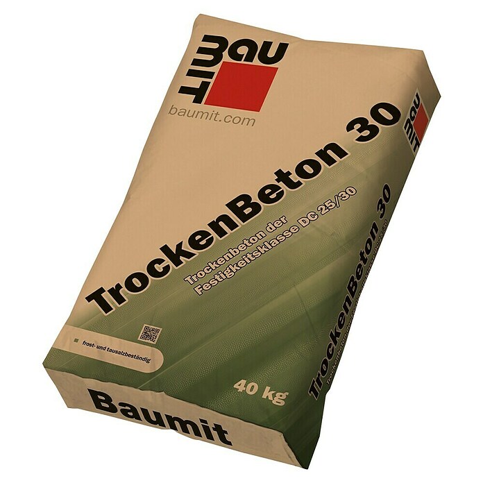 Baumit Trockenbeton 30 (40 kg, Körnung: 0 mm - 8 mm) | BAUHAUS