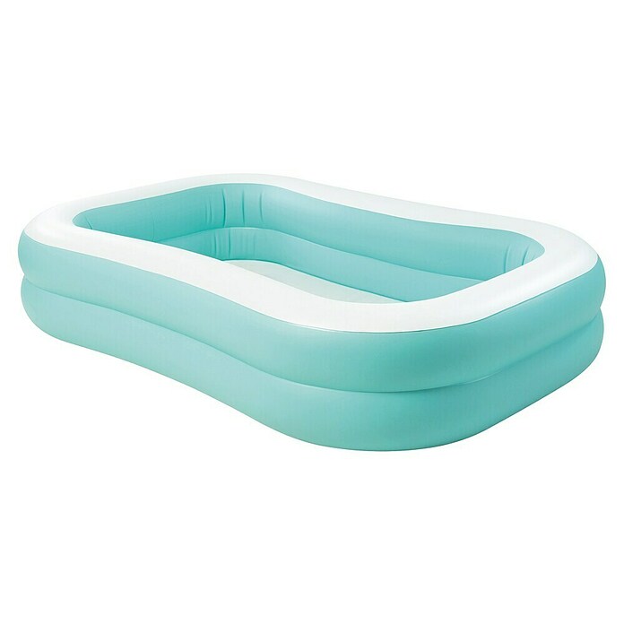 Intex Planschbecken (229 x 147 x 46 cm, Vinyl, Weiß,Türkis) | BAUHAUS