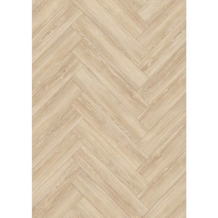 Egger Laminaat NatureSense Visgraat Newport Eiken Creme (Visgraat, 840 ...