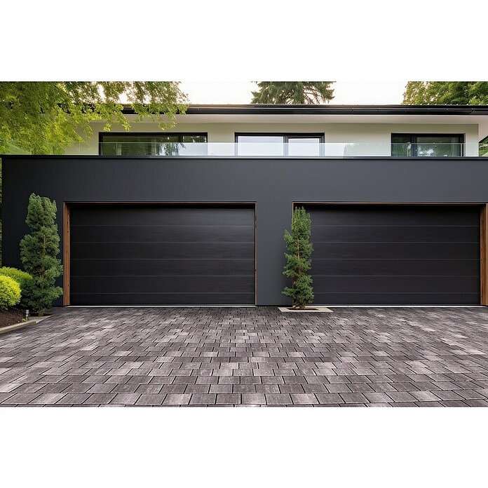 Seesteiner Pflasterstein Modern Öko (Anthrazit-schattiert, L x B: 24 x ...