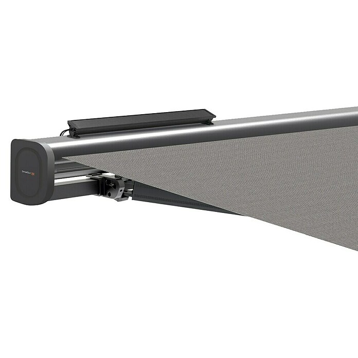 SmartSun Toldo con motor Solar Motion Dark Vivant (Gris, Ancho: 4,75 m ...