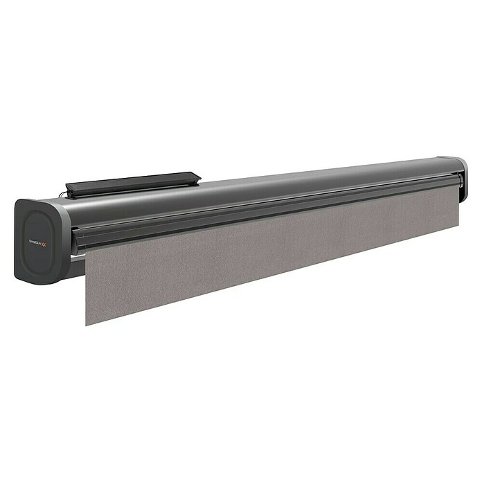 SmartSun Toldo con motor Solar Motion Dark Vivant (Gris, Ancho: 3,95 m ...