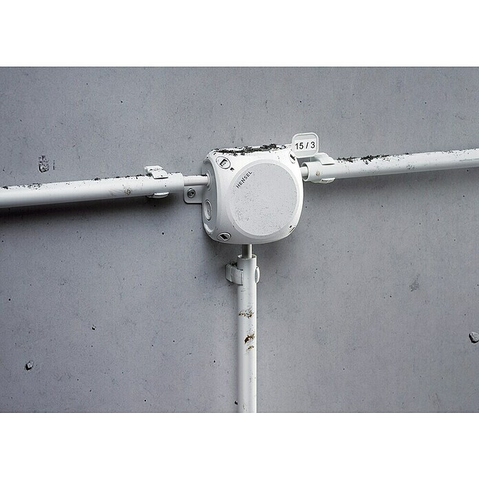 Hensel Abzweigkasten Kabel DK0200G (93 x 93 x 62 mm, Aufputz, Grau ...